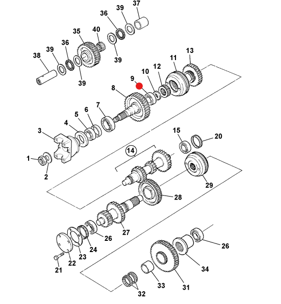 ROLAMENTO TRANSMISSÃO JCB 33205 TINKEM 907/20005 - Real Trator Peças A ...