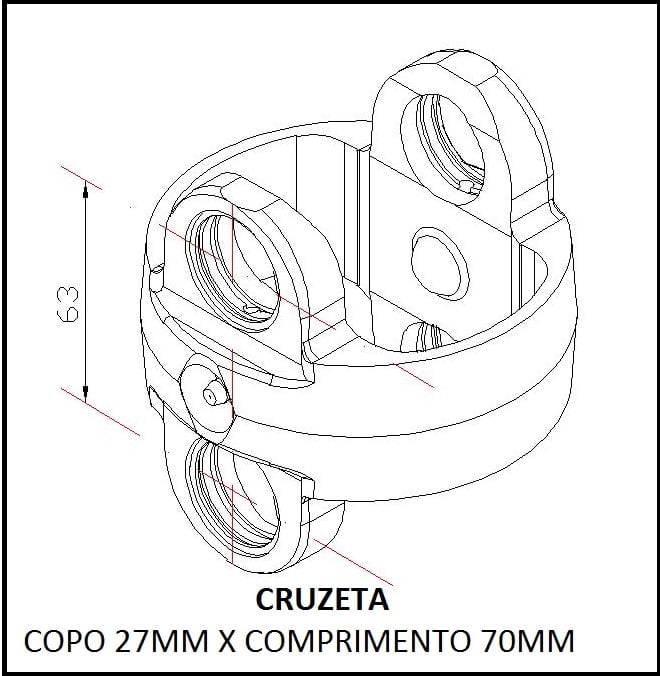 GARFO DUPLO PARA EIXO DIANTEIRO TRAÇÃO 4X4 - PARA TRAÇÃO CARRARO ...